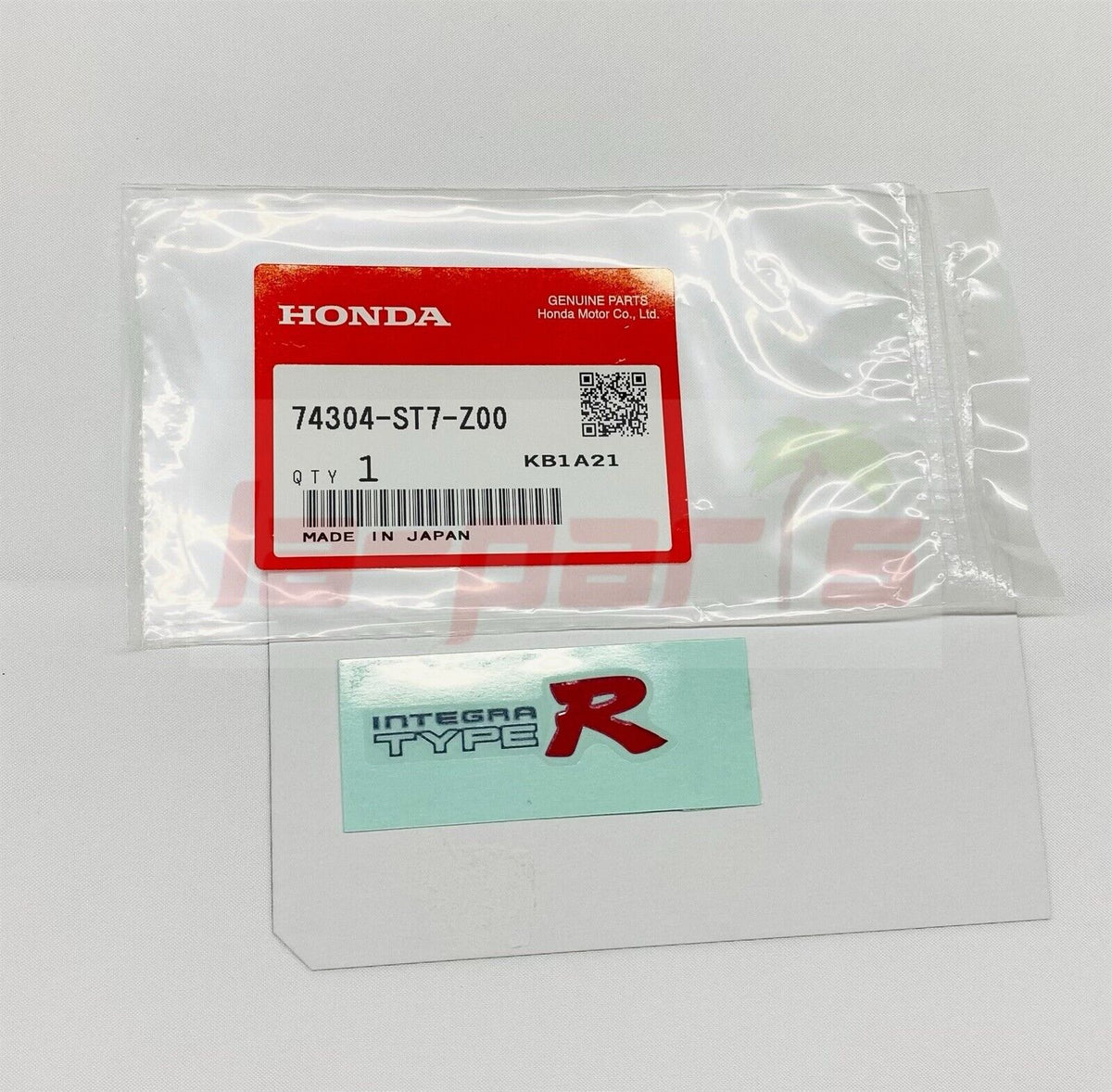 Genuine Honda Acura 97-01 Integra Dc2 Type R Fr Strut Tower Bar Decal ...