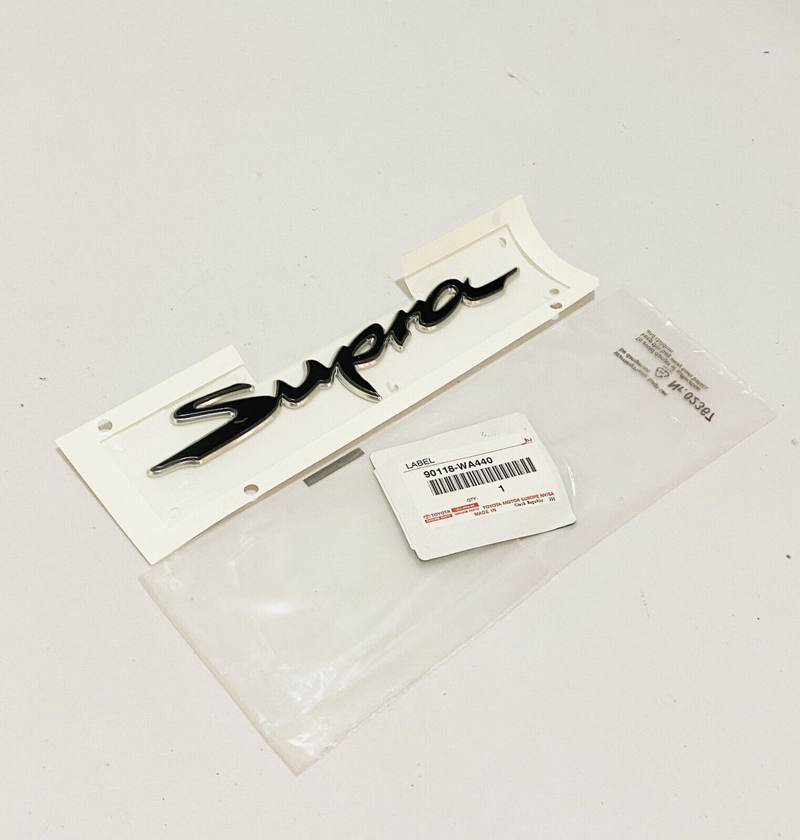 New Genuine For Toyota 2020 Gr Supra Rear Badge Emblem Label 90118-Wa4 ...