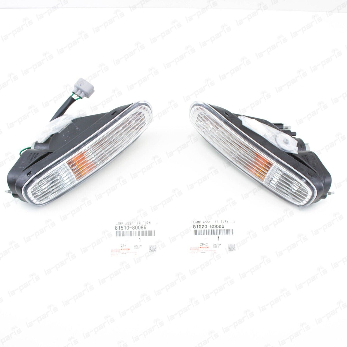 Genuine For Toyota Supra Mk4 Jza80 Front Bumper Turn Signal Lights Lam ...
