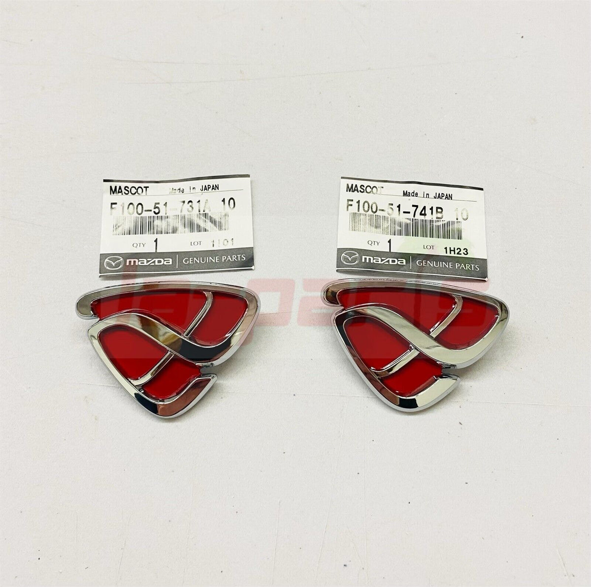 Jdm Genuine For Mazda Rx7 Rx-7 Rx8 Front & Rear Efini Red Emblem Badge ...