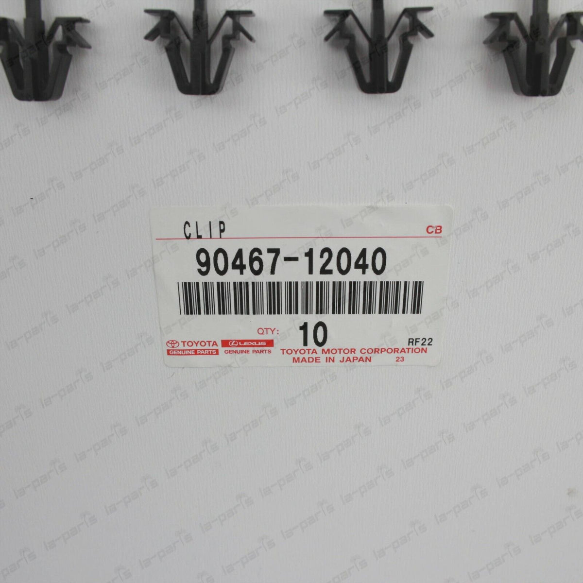 New Genuine Toyota Tacoma Rav4 4Runner 90467-12040 New Grille Clips 10 ...